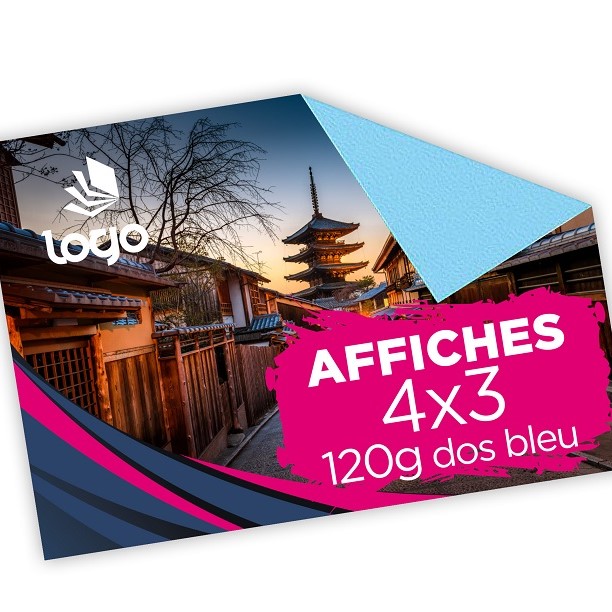 Dos bleu - Imprimerie Trône Print